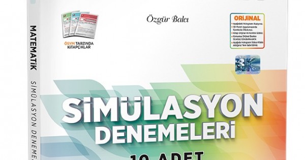 3d Yay脹nlar脹 Ayt Matematik Simulasyon Denemeleri 9786051949840