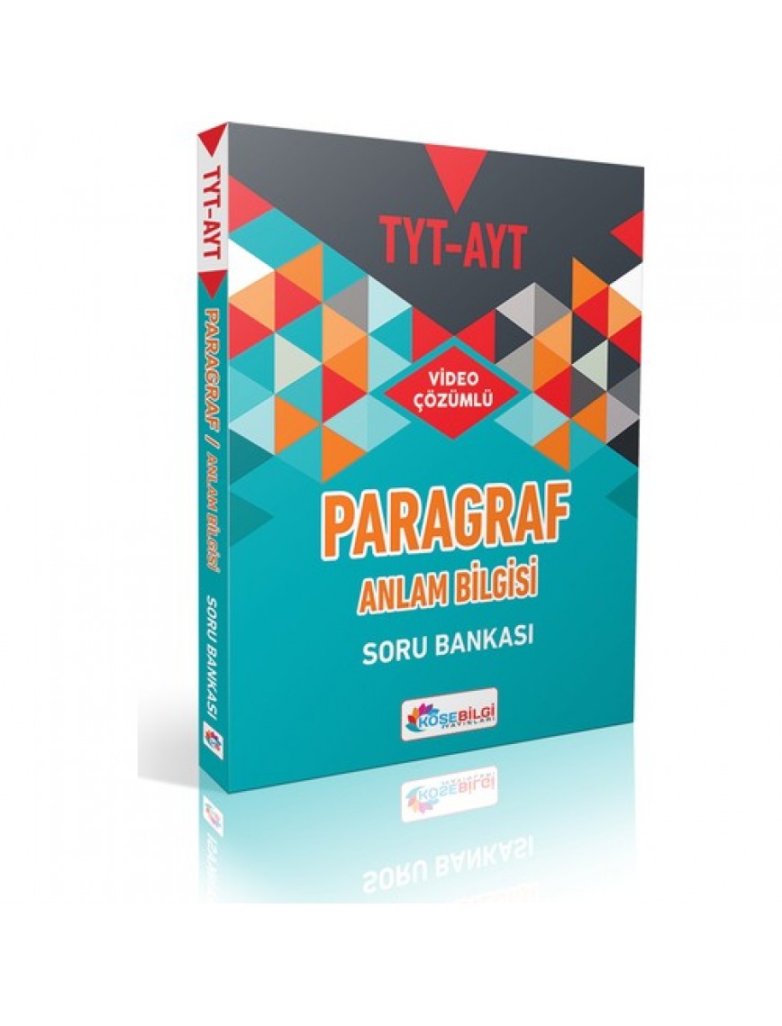 Köşe Bilgi Yayınları Tyt-Ayt Video Çözümlü Paragraf Anlam Bilgisi Soru ...