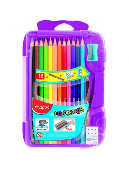 Maped 12 Renk Colorpeps Tam Boy Kuru Boya 183212